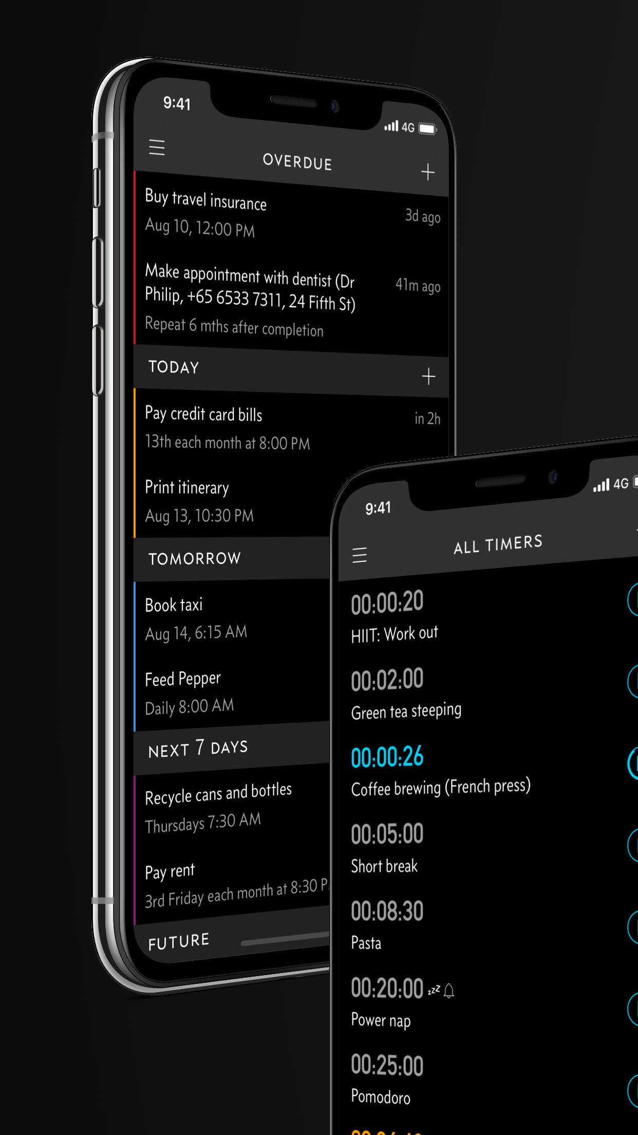 Task Manager Due Updated With Black Theme, Haptic Feedback and More