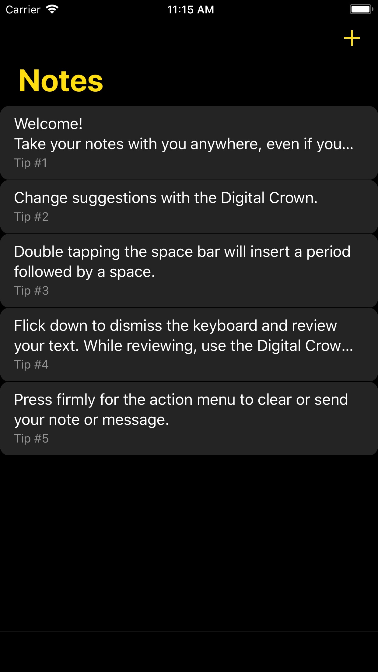 FlickType Notes is an Easy-to-Use Apple Watch Keyboard for Capturing a ...