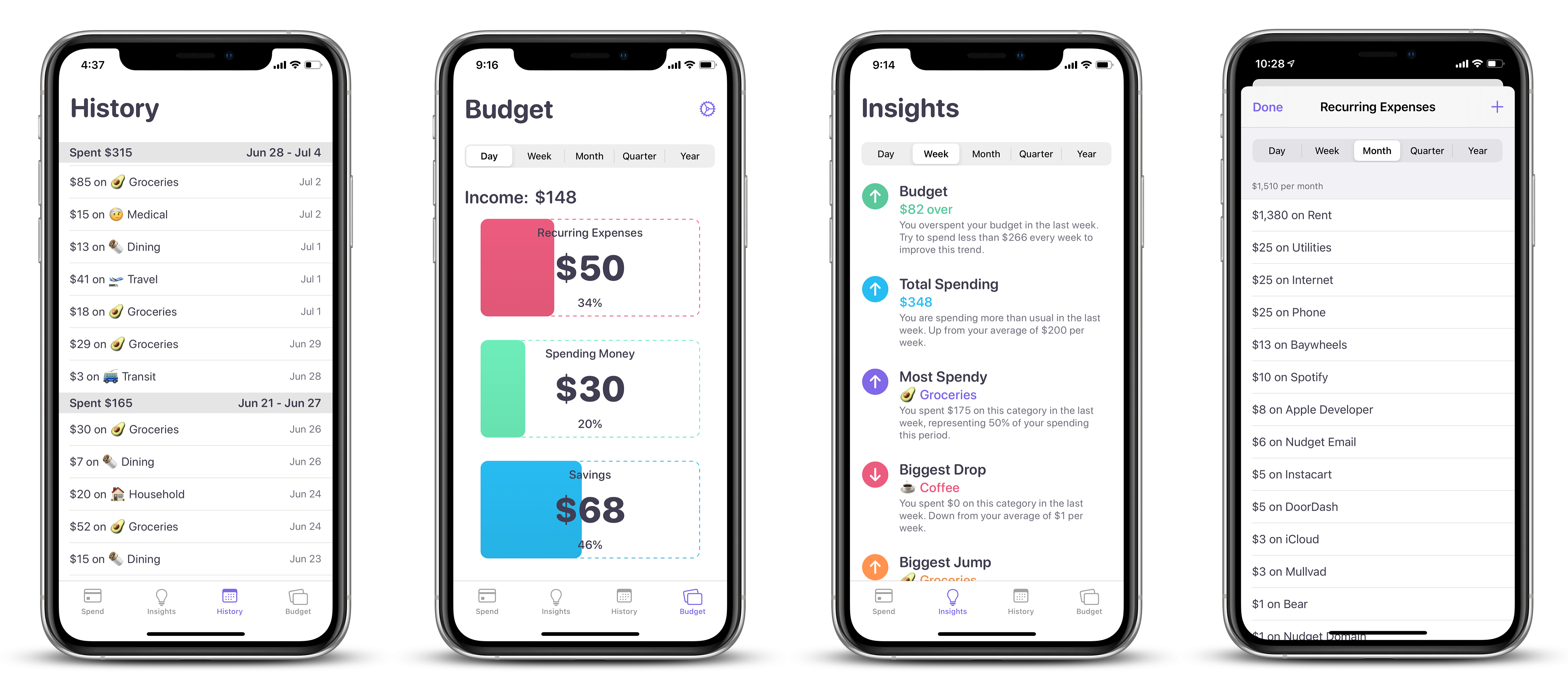 New Budgeting App Nudget Focuses on Speed and Simplicity