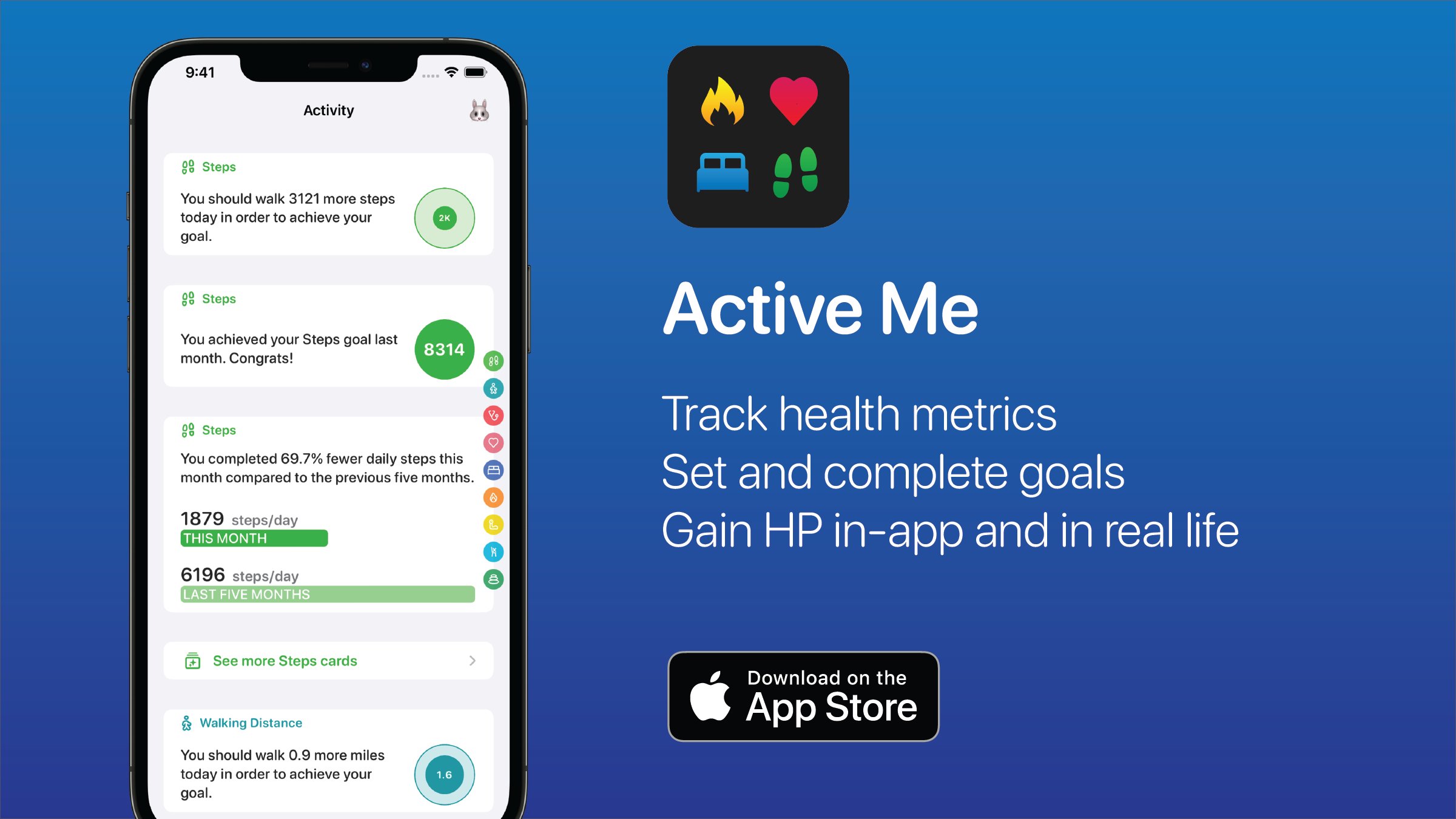 Use Active Me for Motivation to Stay Healthy