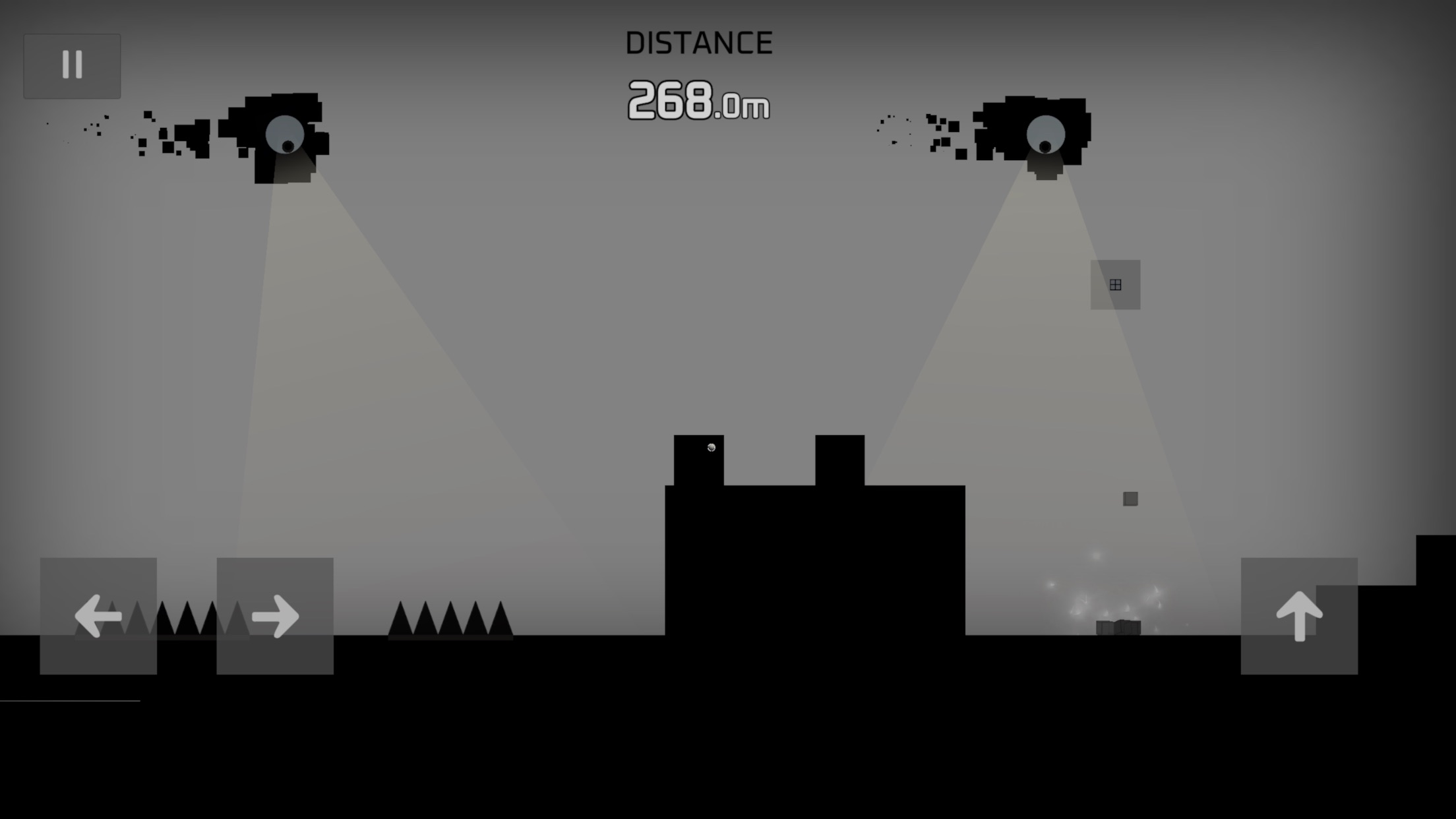 Never Stop in the Action Platformer Sqube Darkness